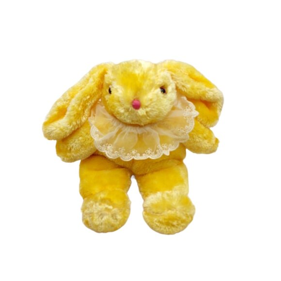Dan Dee | Toys | Dandee Yellow Bunny Rabbit Lace Collar Plush Stuffed Animal Easter 3 Dan Dee ...